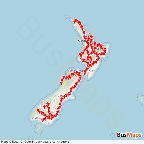 Intercity transit routes & schedules in Palmerston North – busmaps.com