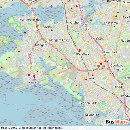 AT Airporter 380 - Manukau (Orange Bus) Bus Routes & Schedules in ...