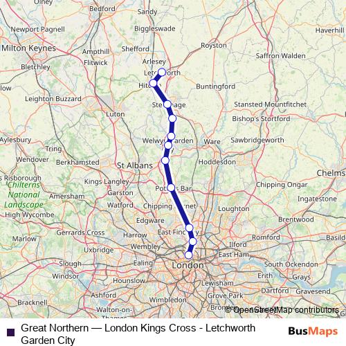 Great Northern Great Northern London Kings Cross - Letchworth Garden ...