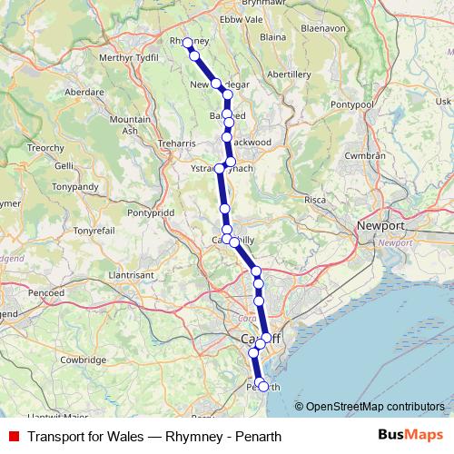 Transport for Wales Transport for Wales Rhymney - Penarth Rail - United ...