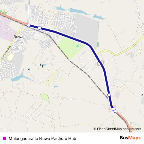 Bus Mutangadura to Ruwa Pachuru Hub in Harare by Harare Kombis