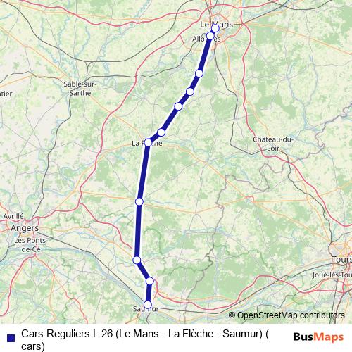 Bus La Flche Le Mans