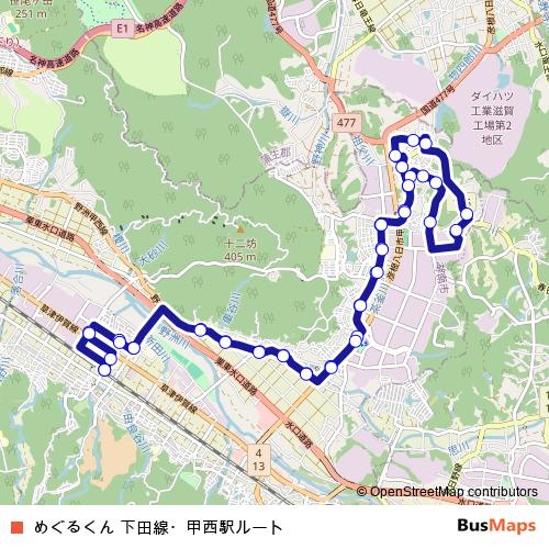 Bus Shimoda Line (Kosei-eki Route) in Konan by Konan City