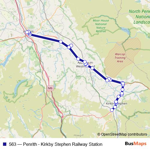 Bus 563 Penrith - Kirkby Stephen Railway Station in Kirkby Stephen by ...