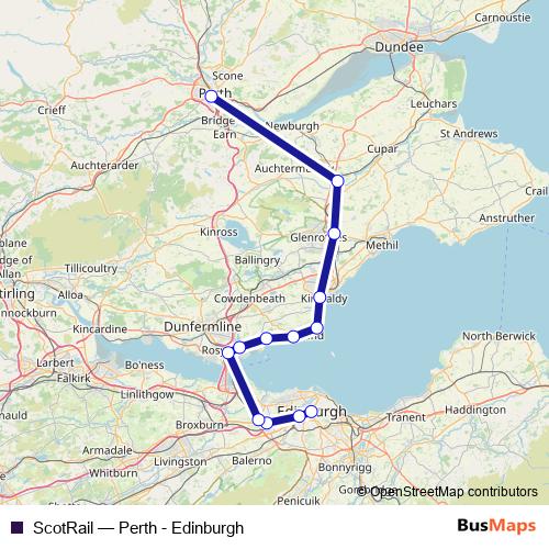 Rail ScotRail Edinburgh - Perth in Edinburgh by ScotRail