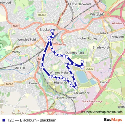 Blackburn Private Hire 12C Blackburn - Blackburn Bus - United Kingdom