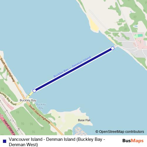 Vancouver Island - Denman Island (Buckley Bay - Denman West) Ferry ...